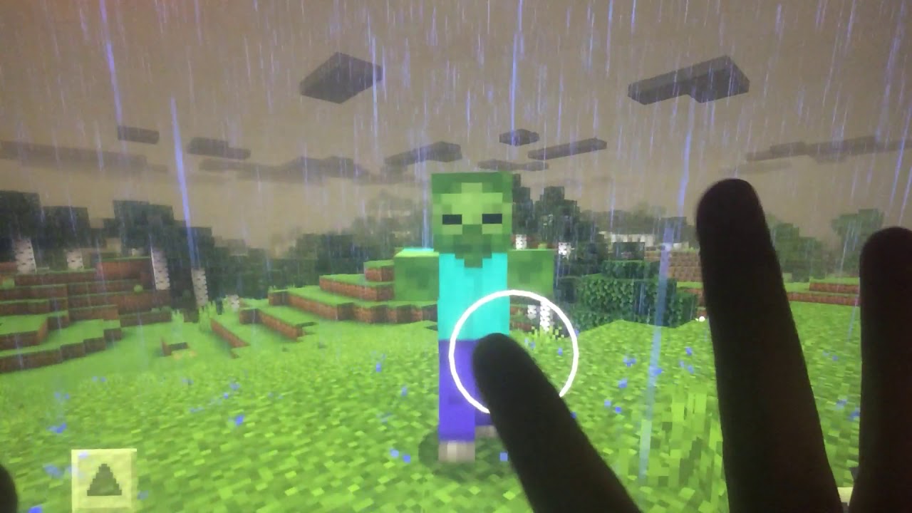 Minecraft kill the zombie - YouTube