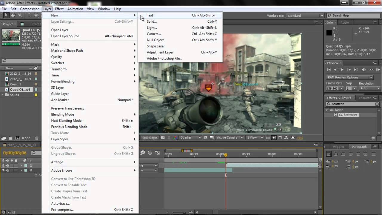Tutorial Ep. 10 | Scatterize Effect (Twist Transition) - YouTube