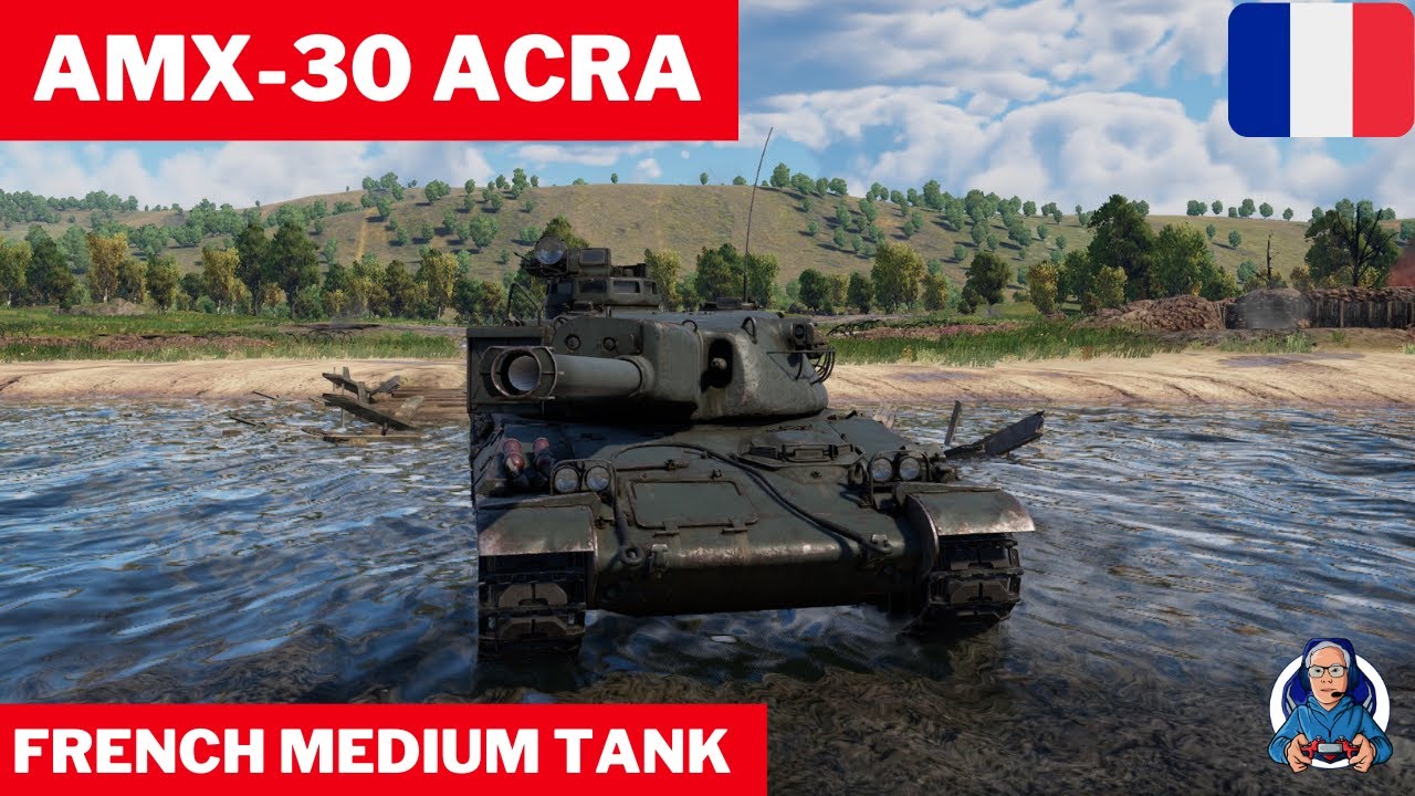 Anti-Tank Rapid Self-guided Missile AMX-30 ACRA - War Thunder Gameplay ...