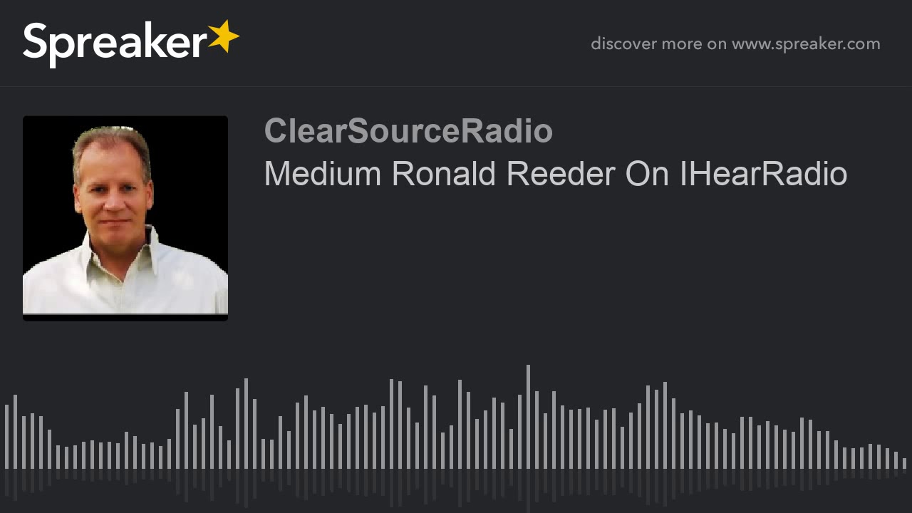 Medium Ronald Reeder On IHearRadio - YouTube