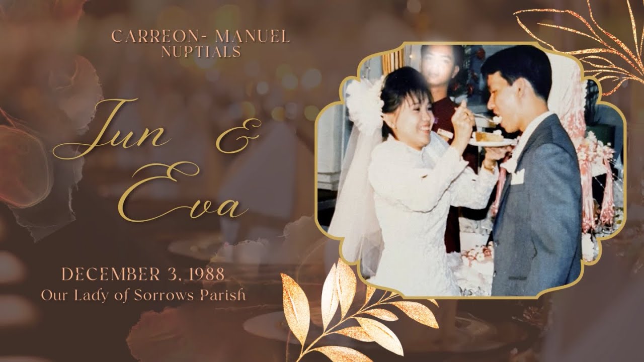 Jun & Eva's Wedding 1988 - YouTube