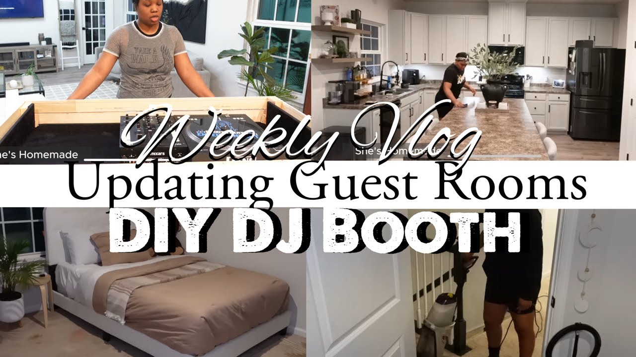 New Home Vlog | DIY DJ Booth | Twin's Bedroom Clean With Me - YouTube