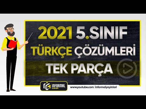 İOKBS 2021 - 5 Sınıf Türkçe Soruları ve Çözümleri | Bursluluk Sınavı