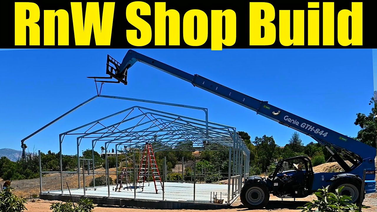 Building a Shop for Auto Repair - Start to Finish - YouTube