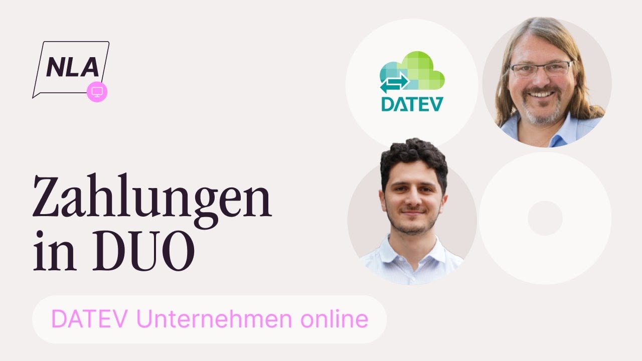 DATEV Unternehmen online: Zahlungen in DUO - YouTube