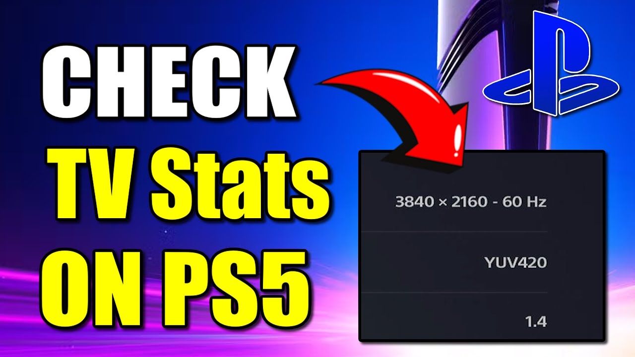 How to Check your TV Resolution & Refresh Rate / FPS on PS5 Settings ...