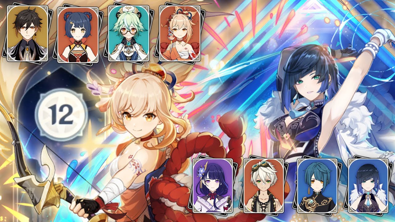 Yoimiya rerun! spiral abyss 2.8 - YouTube