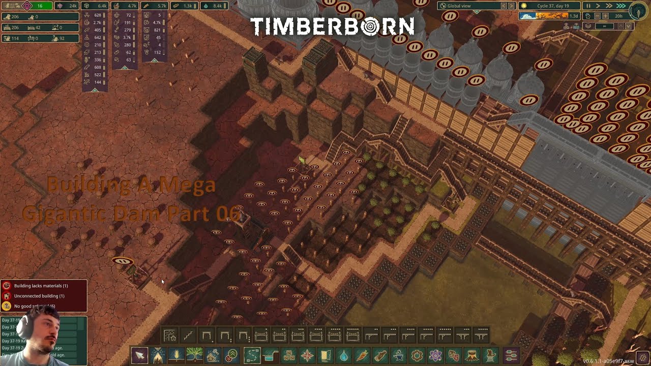 Timberborn Building A Mega Gigantic Dam Part 06 - YouTube