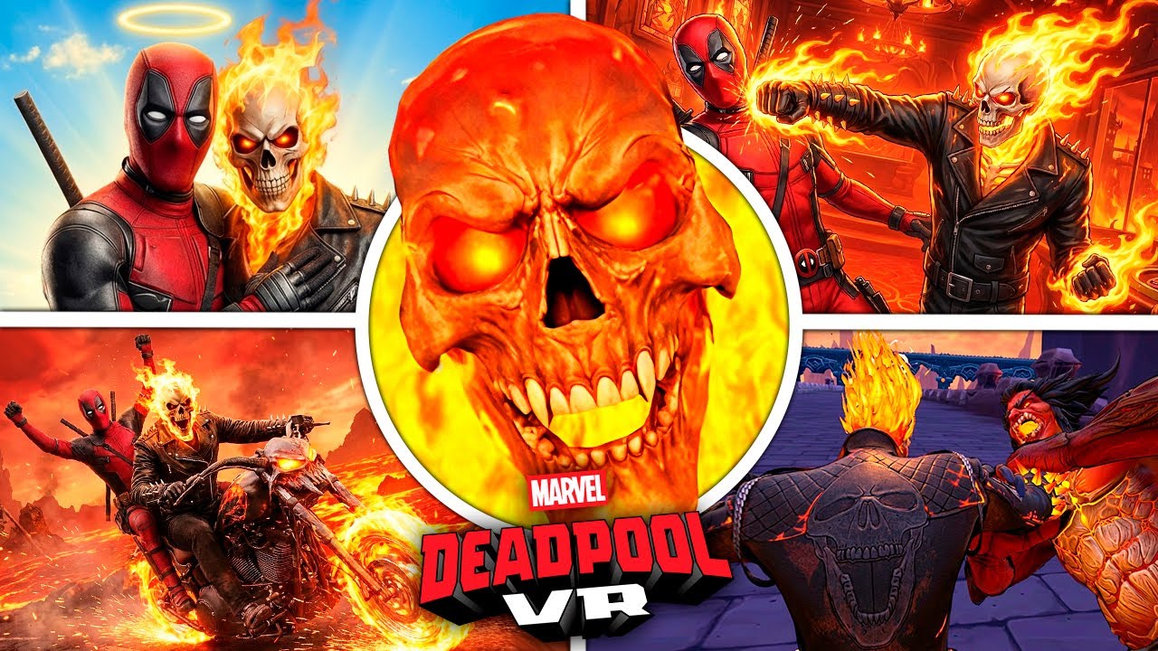 Marvel’s Deadpool VR – All Ghost Rider Cutscenes (Showcase) - YouTube