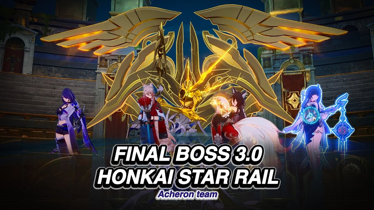 Acheron Team Build vs Nikador True Form - Final Boss 3.0 Honkai Star ...