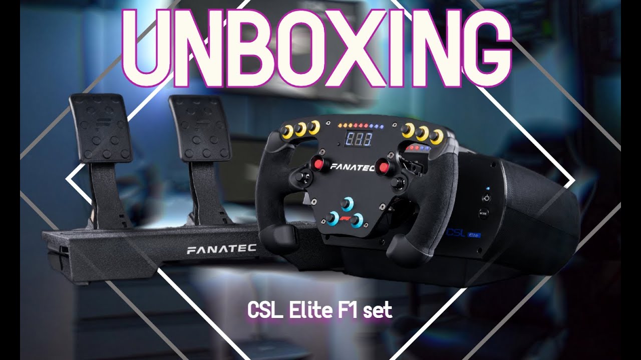 Unboxing 📦 - Fanatec CSL Elite F1 set + Set up + Impressions et ...