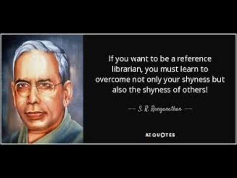 All About Dr. S.R. Ranganathan - YouTube