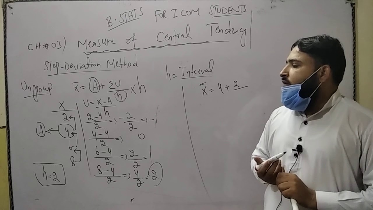 Chapter no 3 ) step deviation method - YouTube