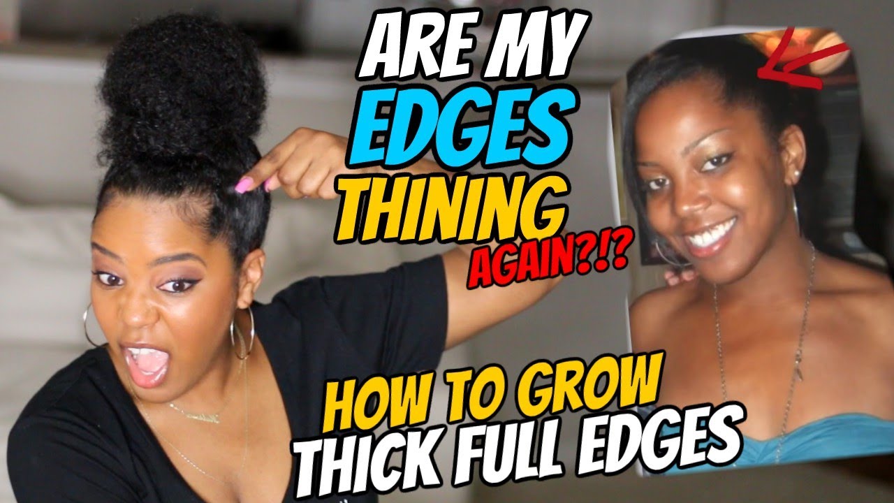 Grow THICK FULL Edges | Fix Thinning Edges | Melissa Denise - YouTube