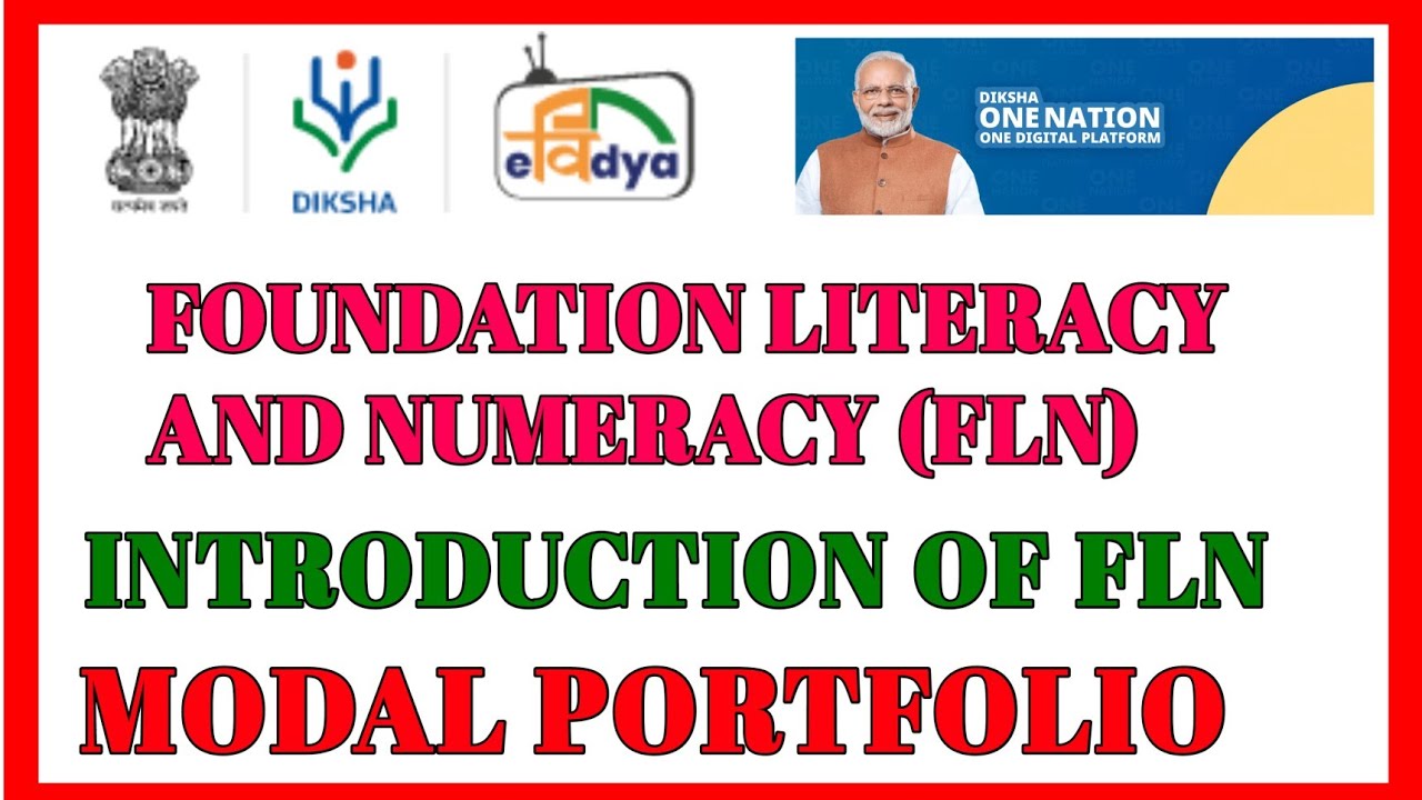 FLN INTRODUCTION TO FLN MISSION DIKSHA PORTFOLIO #nishtha #diksha # ...