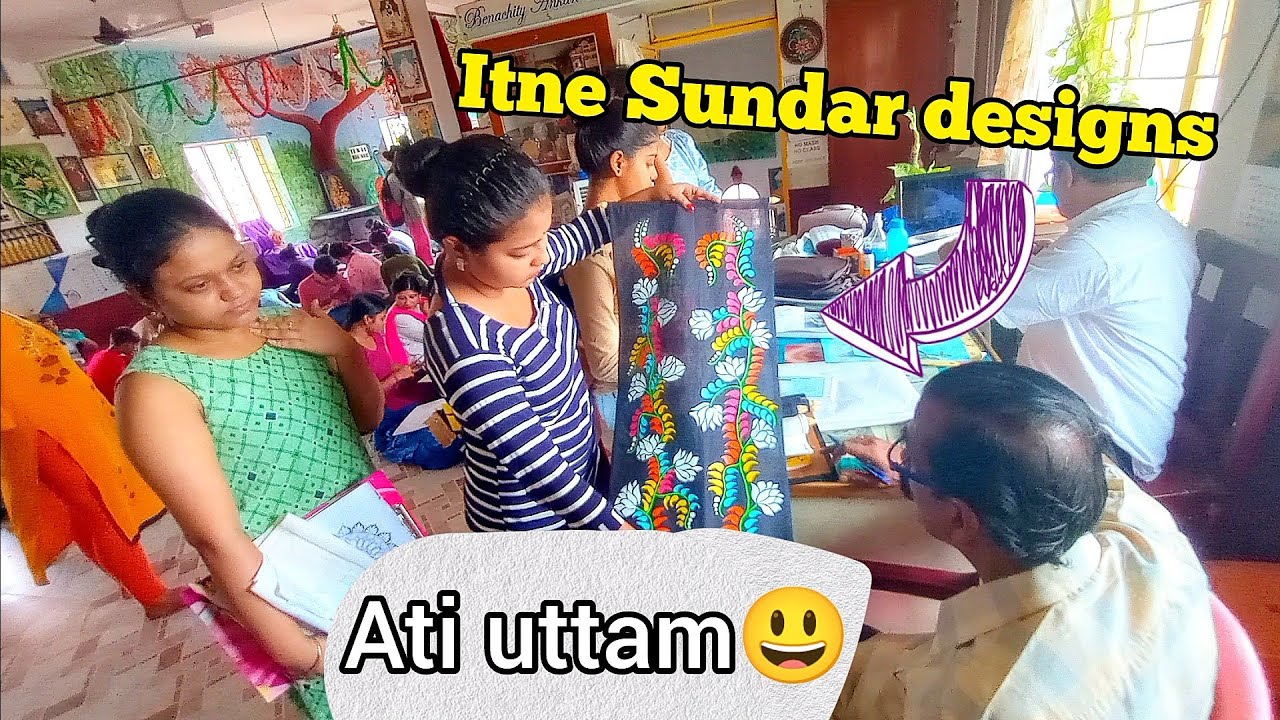 BEAUTIFUL FABRIC DESIGNS🤔🤫😱| Ankan School of Arts exam 2023 - YouTube