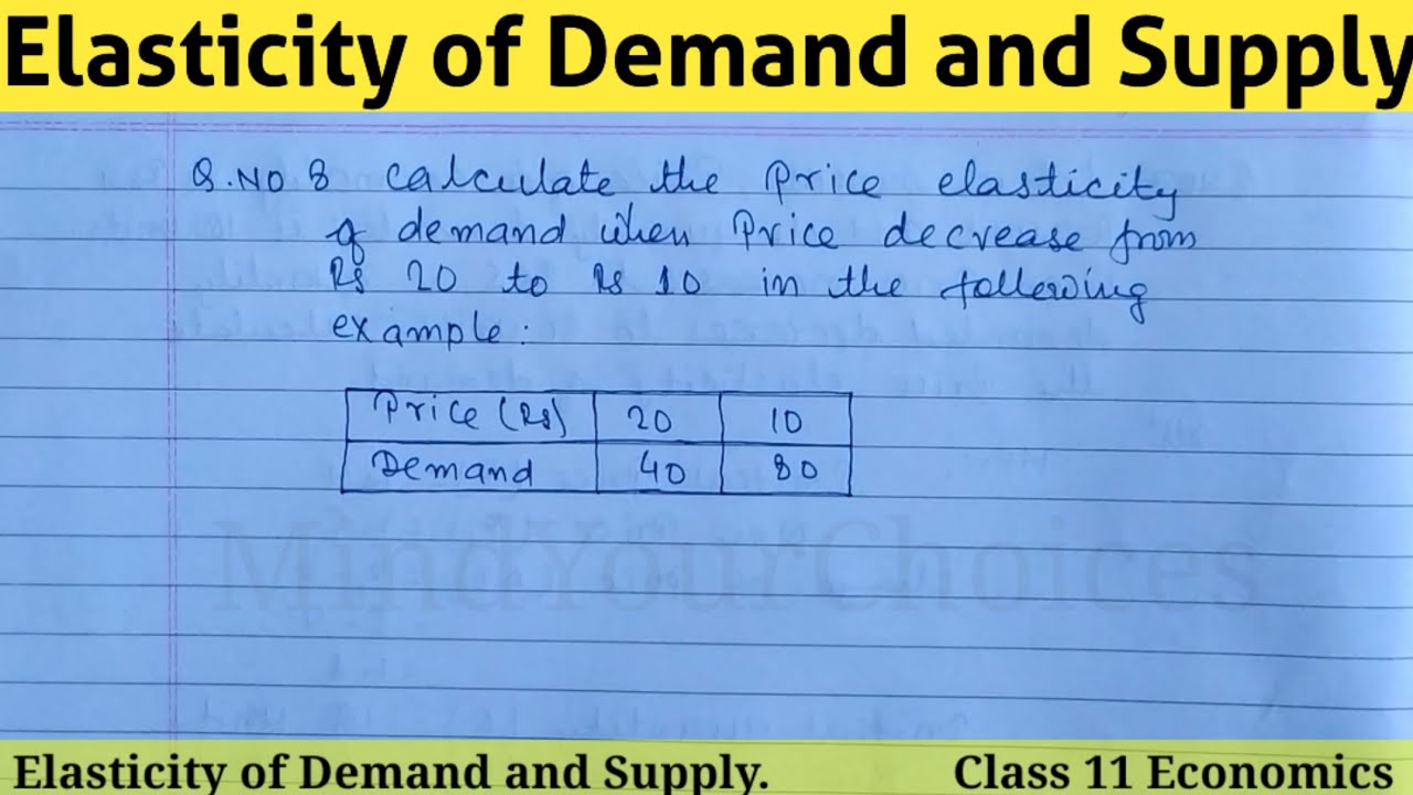 How To Find Price Elasticity Of Demand Class 11 Economics how-to-find-price-elasticity-of-demand-class-11-economics