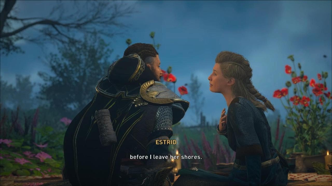 AC Valhalla EIVOR and Lady ESTRID & PETRA Romance & Relationship PS5 ...