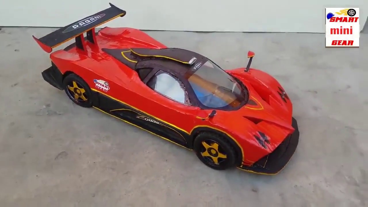Amazing RC PAGANI ZONDA R || How to make Cardboard Pagani car || DIY ...