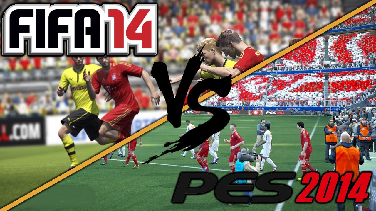 FIFA 14 VS PES 2014 - Gameplay & Grafikvergleich - [Deutsch] - YouTube