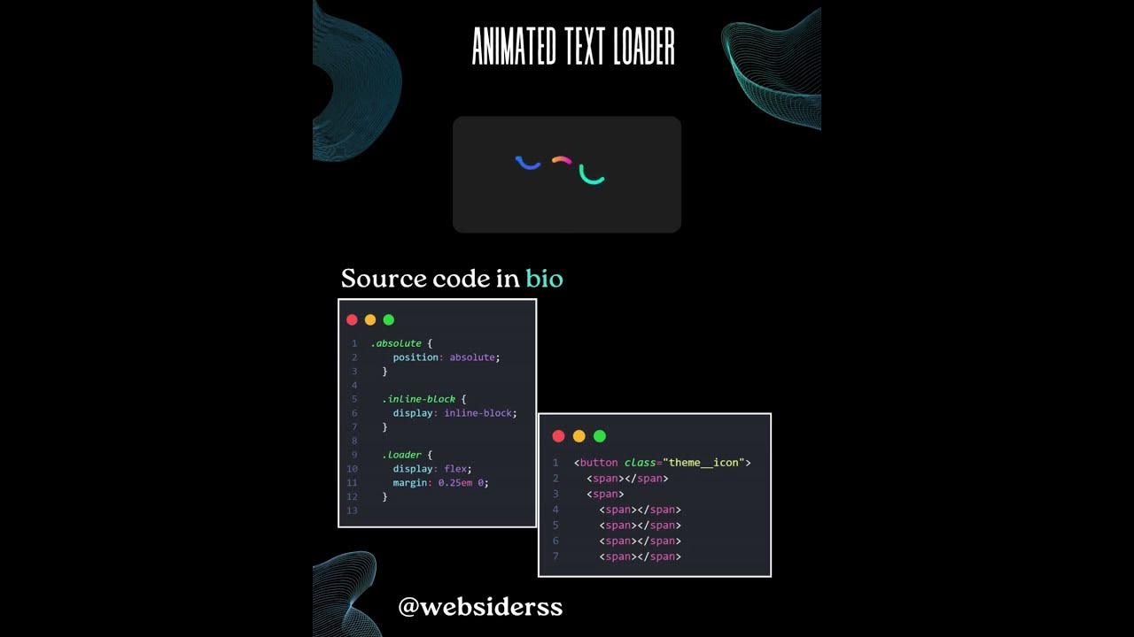 Animated Text Loader Python Cssloader Cssanimation Coding Css Webdev Css3animation Hindi 9471