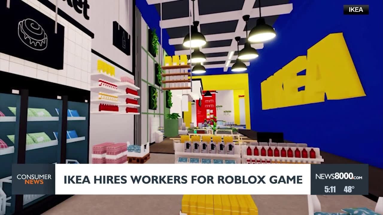 Ikea hires workers for virtual store on Roblox - YouTube