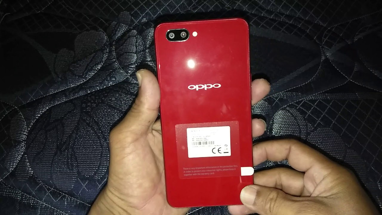 OPPO A3s merah UNBOXING - YouTube