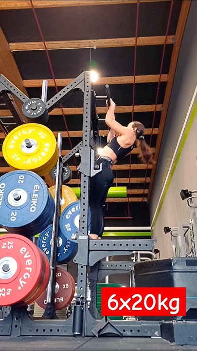First of 3x6 20kg Strict Pull Up - YouTube