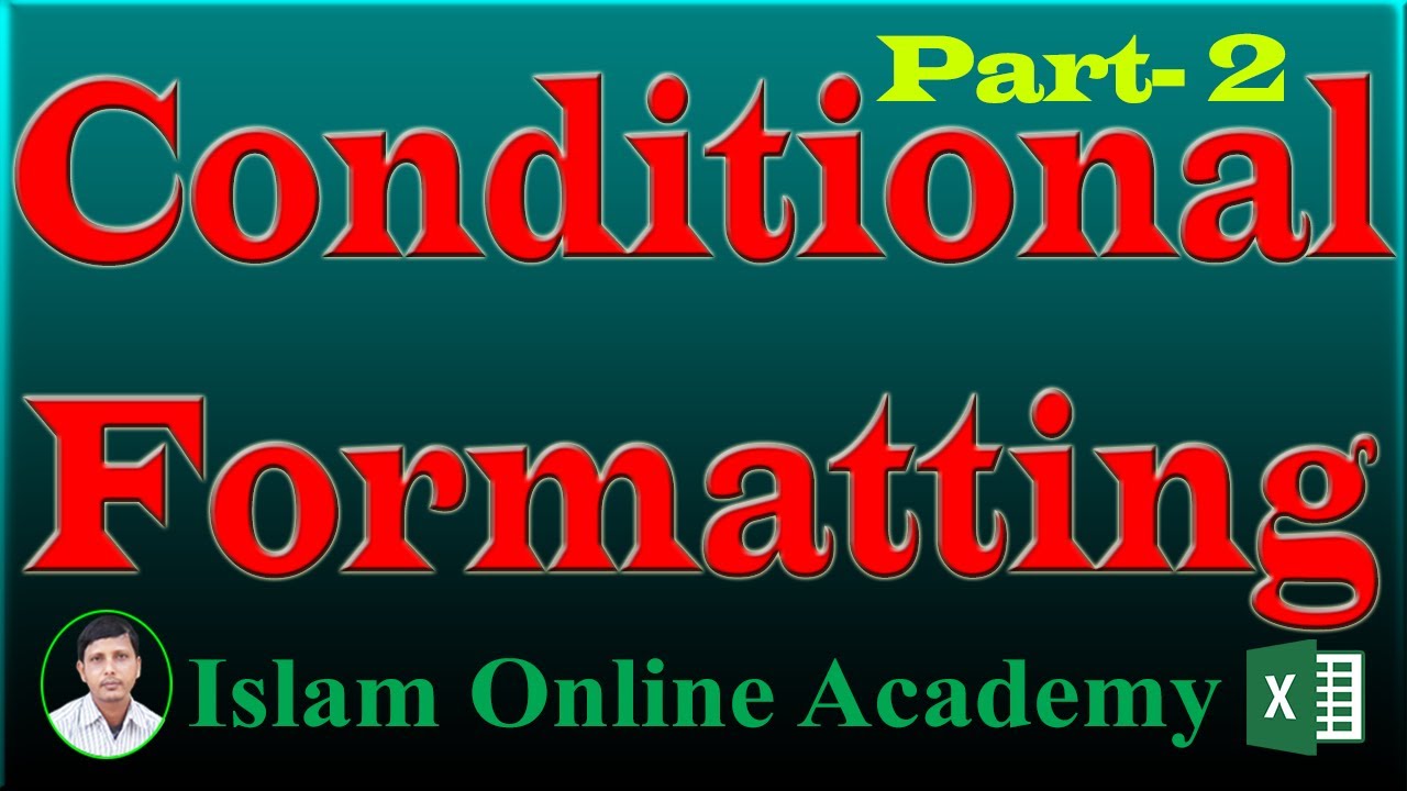 Conditional Formatting In Excel Ms Excel Bangla Tutorial Part 2 Youtube 0904