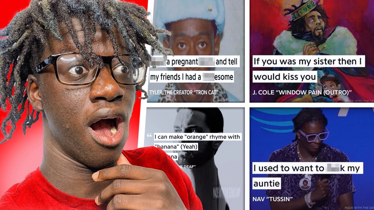 The MOST SUS Rap Lyrics In Songs 🤮 - YouTube