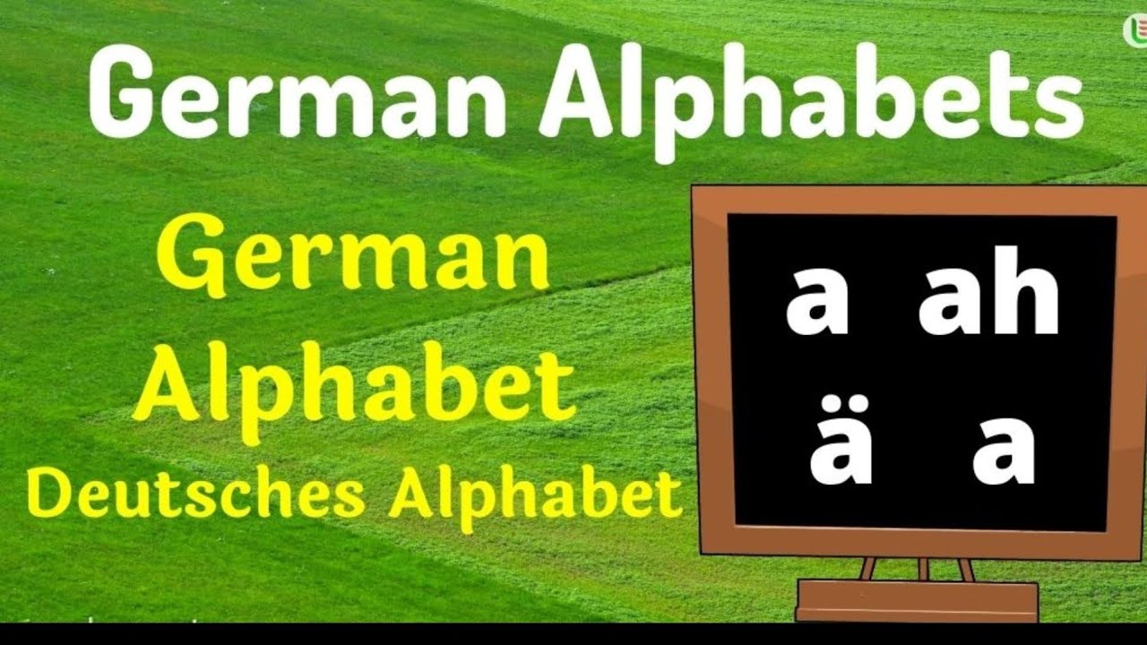#(59) German Alphabets - ABC in German. - YouTube
