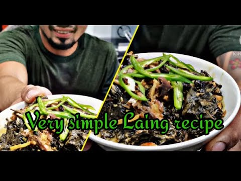 How to cook Laing in a very simple Way - YouTube
