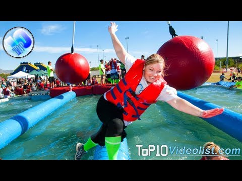 Top 10 Wipeout Fails + Compilation - YouTube