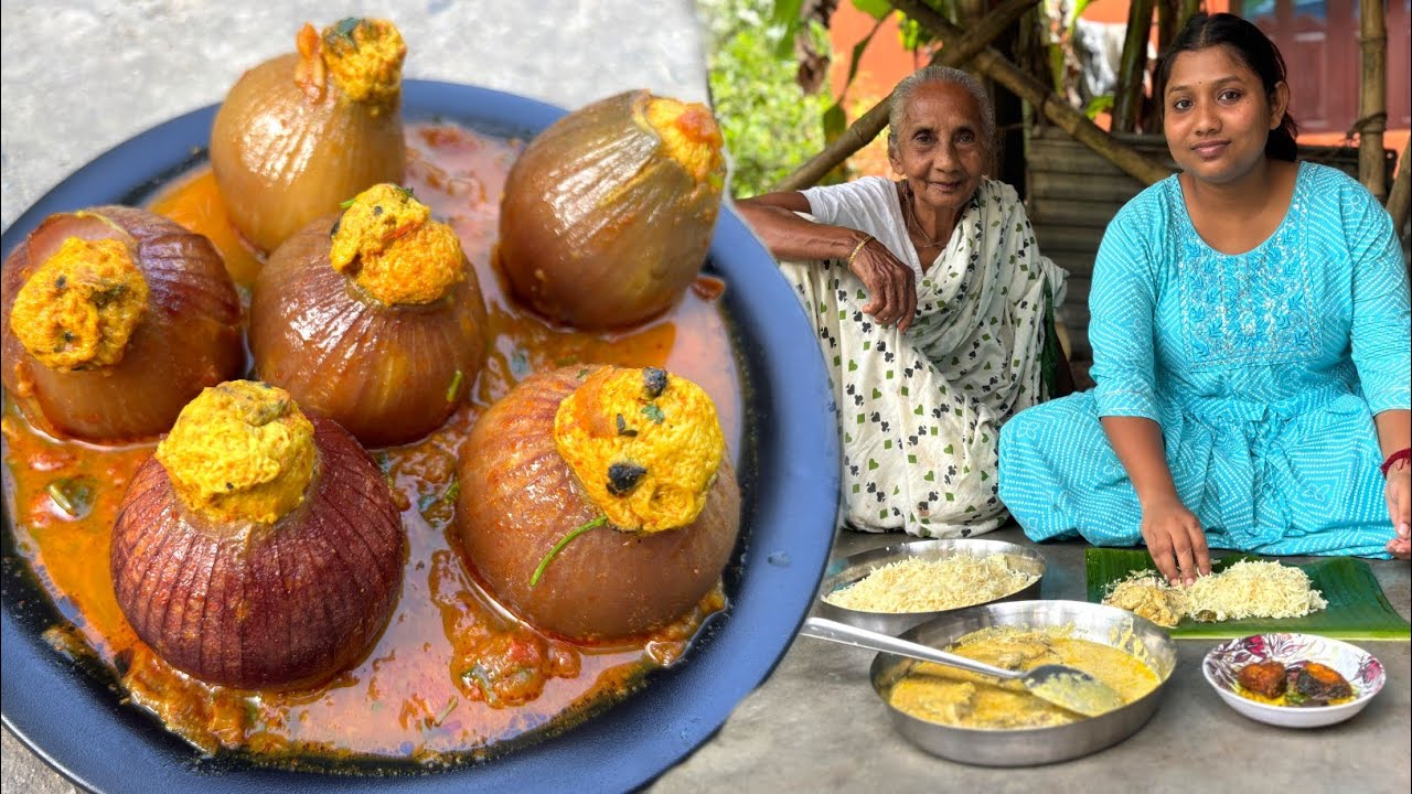 বাড়িতে আজ ডিম দিয়ে দারুন মজার রান্না করে জমিয়ে খাওয়া হলো।Onion Egee ...