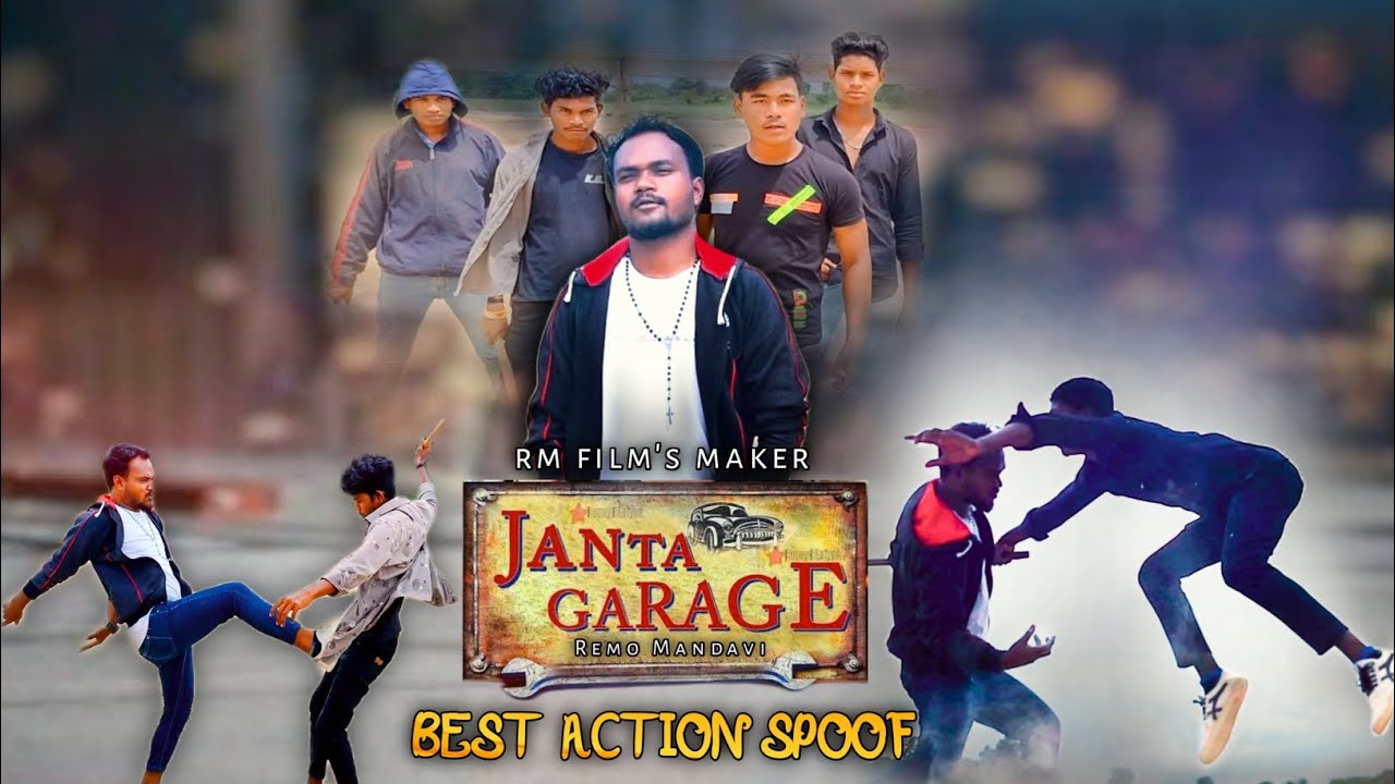 Janata Garage | Action spoof | Best Action | Jr NTR | Hindi action | Jr ...