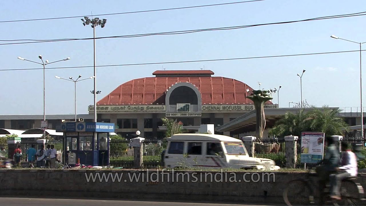 Chennai Mofussil Bus Terminus - one of the largest bus terminus in Asia ...