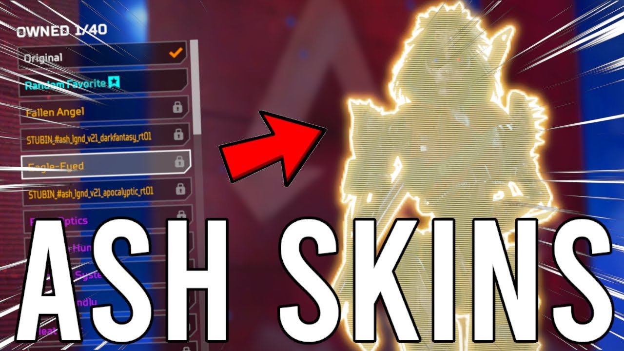 ALL ASH SKINS, ABILITIES, VOICELINES, EMOTES, FINISHERS, BANNERS, AND ...