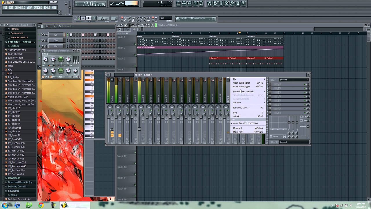 Sidechain - Progressive House Tutorial - FL Studio 10 - Using Default ...