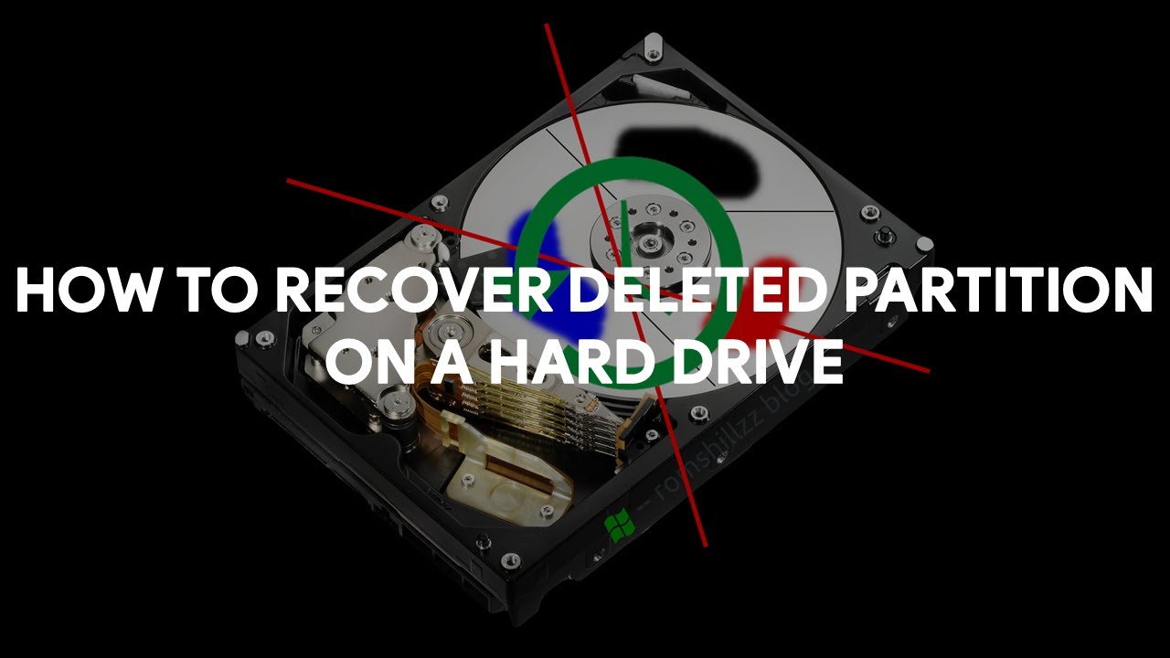 How To Recover Deleted Partition on a Hard Drive - [romshillzz] - YouTube