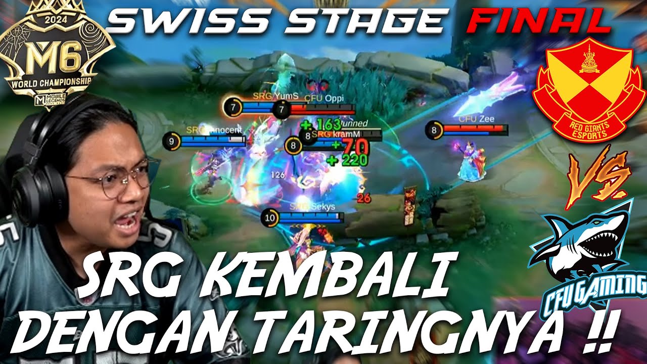 SRG VS CFU GAMING MATCH 2 SWISS STAGE M6 - YouTube