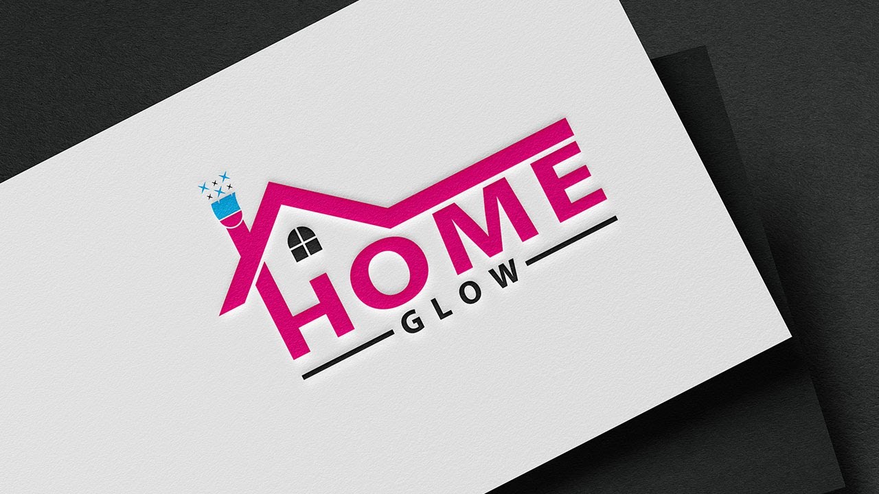 Home Glow Logo Design Tutorial in Adobe Illustrator cc: Beautiful Logo ...