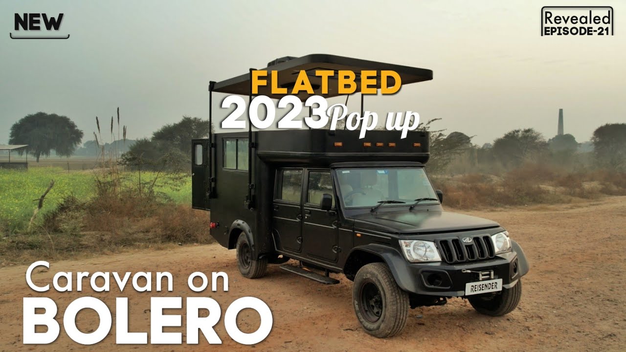2023 Flatbed Pop up Pick up Caravan on Bolero | Motorhome Adventures ...