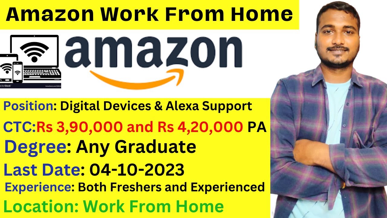 Amazon Work from Home Job Digital Devices & Alexa Support For Freshers ...