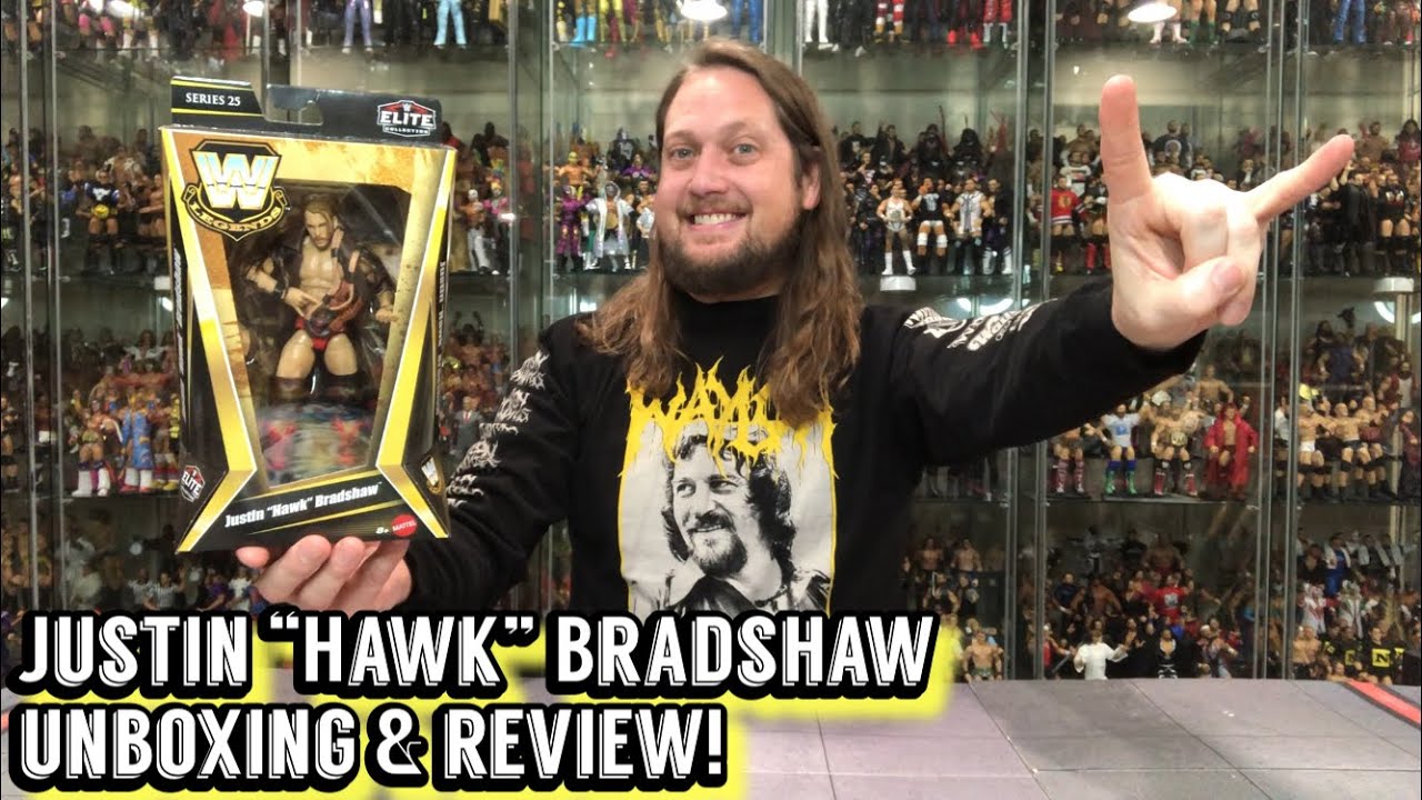 Justin “Hawk” Bradshaw WWE Mattel Legends 25 Unboxing & Review! - YouTube
