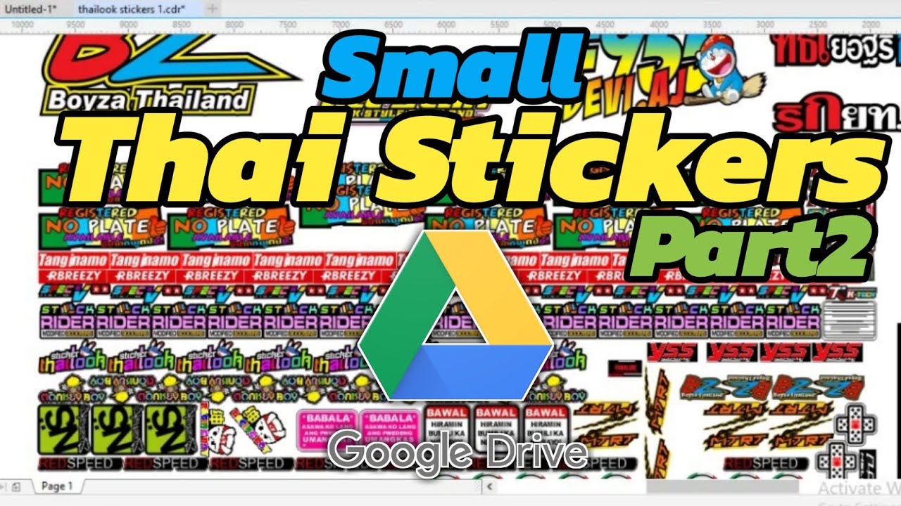Small Thai Stickers | Part2 [EasyDownload] - YouTube