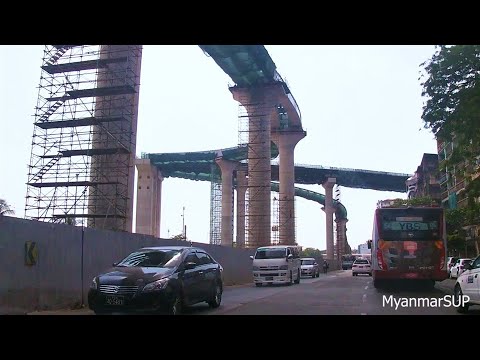 2023 Yangon city drive Dala bridge - YouTube