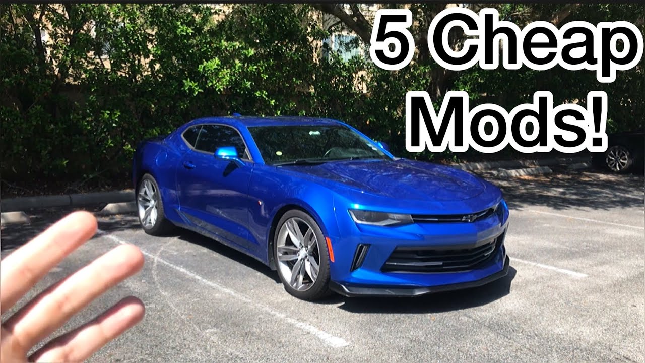 5 Cheap Mods For Your Chevrolet Camaro RS/SS - YouTube