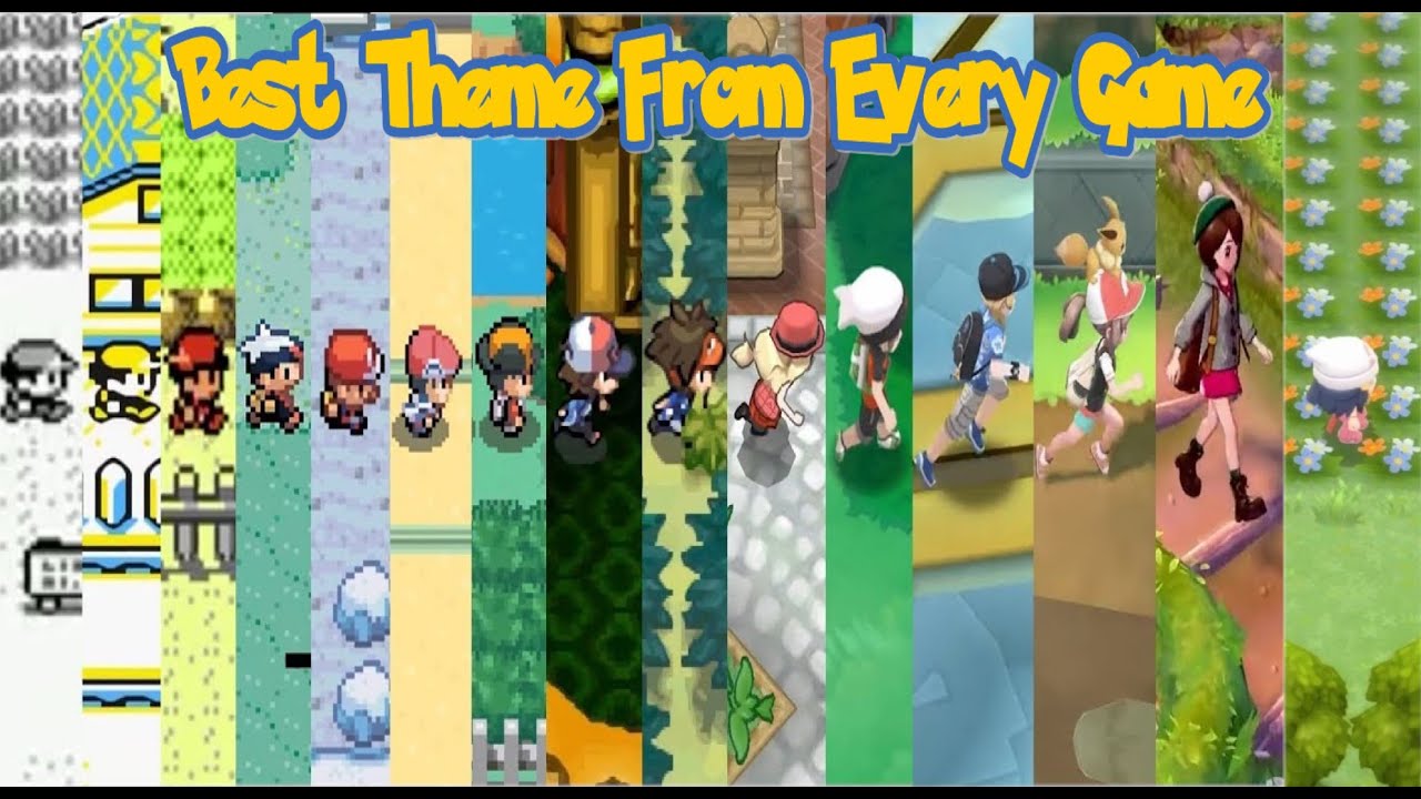 The Best Theme/Music In Every Pokémon Game - YouTube