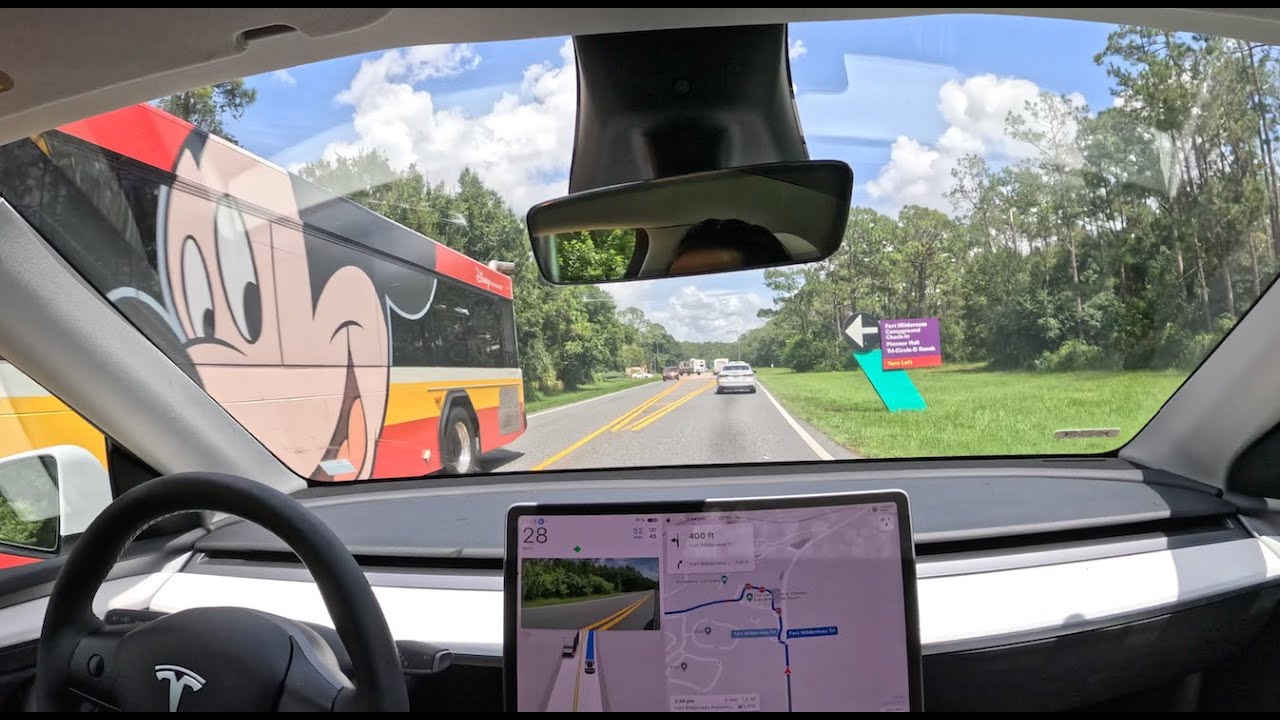 FSD & Chill - Tesla Full Self-Driving (v12.5.2.1) | Miami to Disney ...