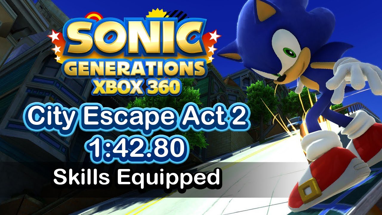 Sonic Generations City Escape Act 2 Speedrun (1:42.80) - YouTube